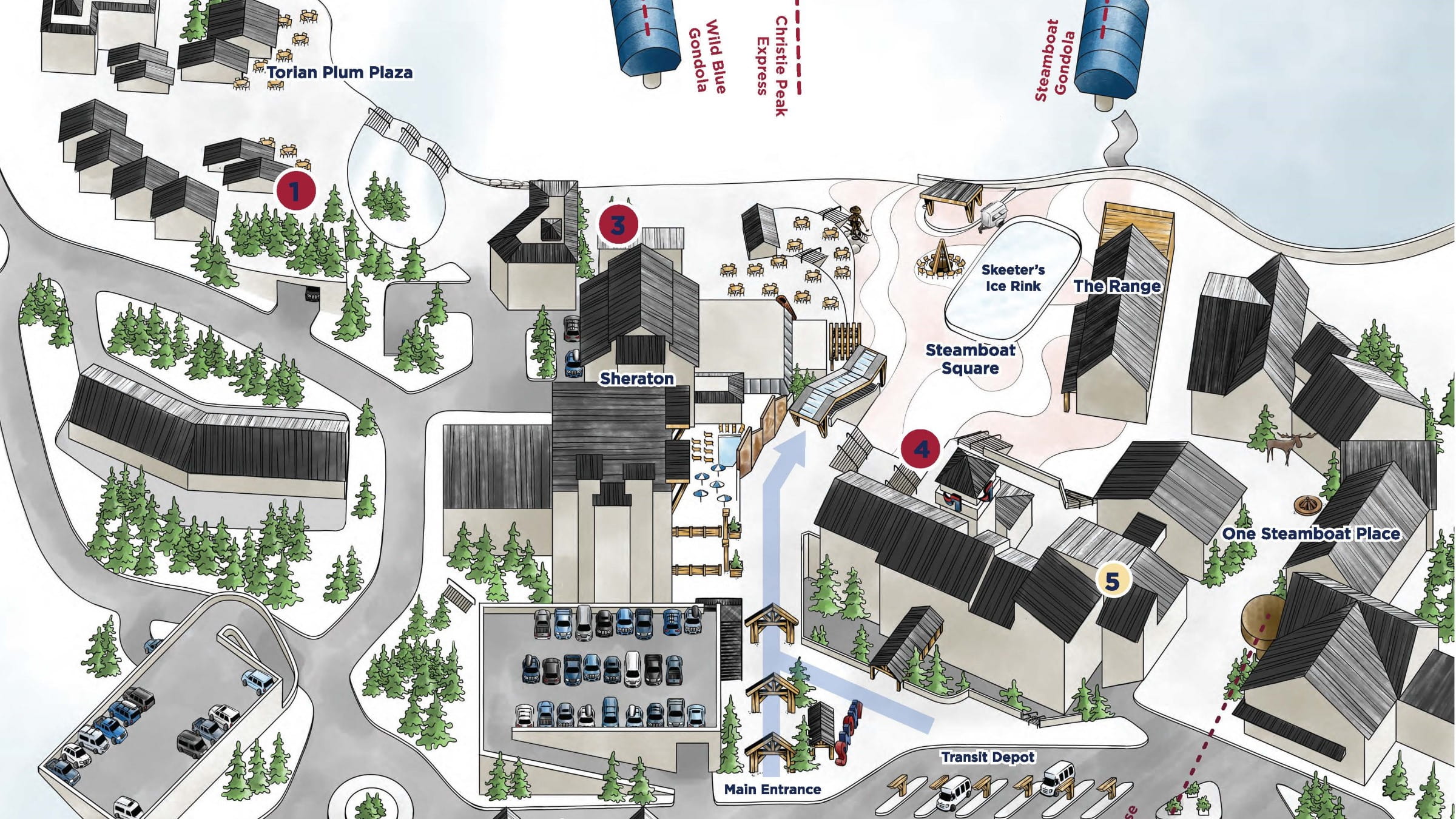Trails and Maps at Steamboat Ski Resort