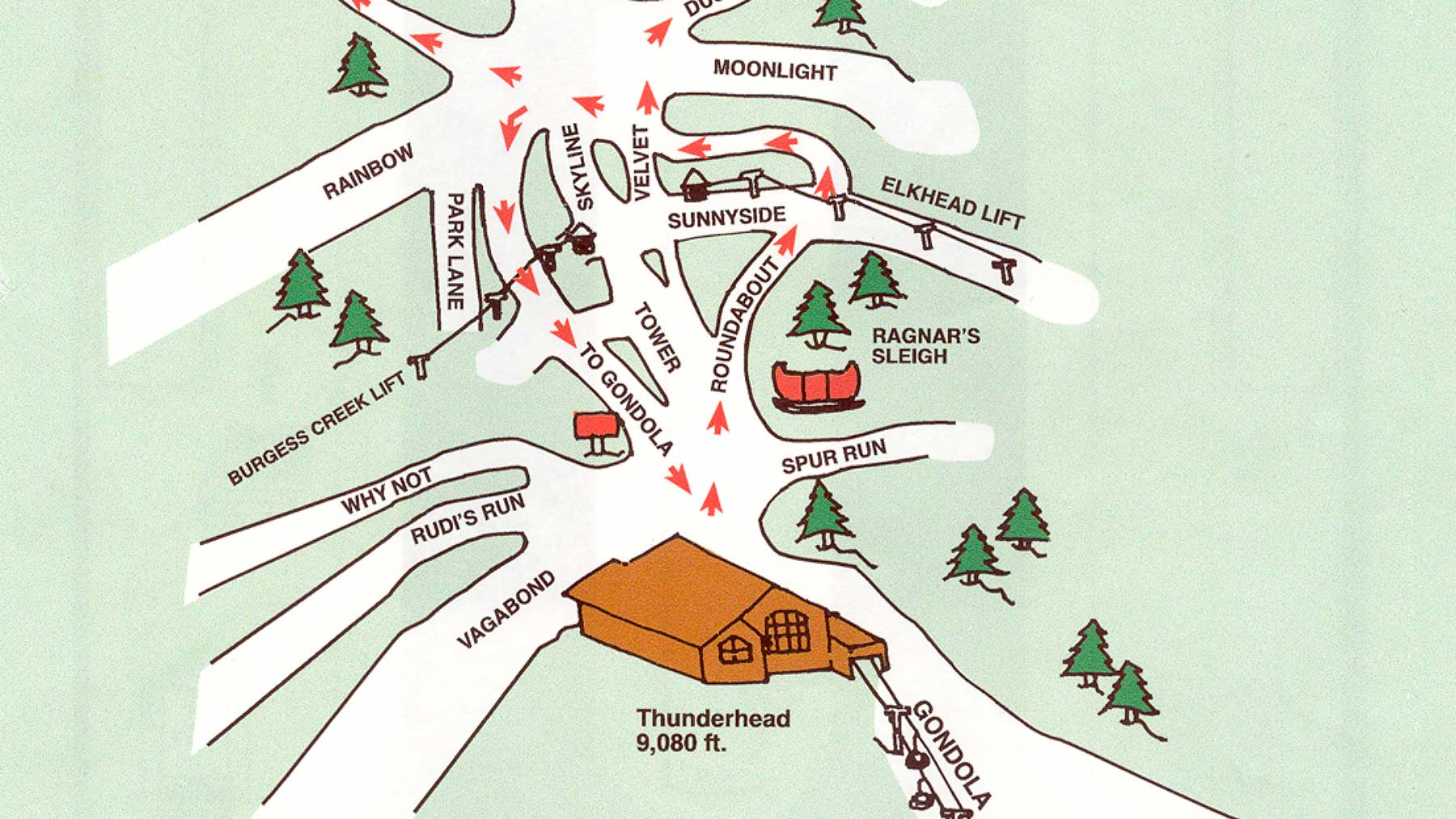 Trails and Maps at Steamboat Ski Resort