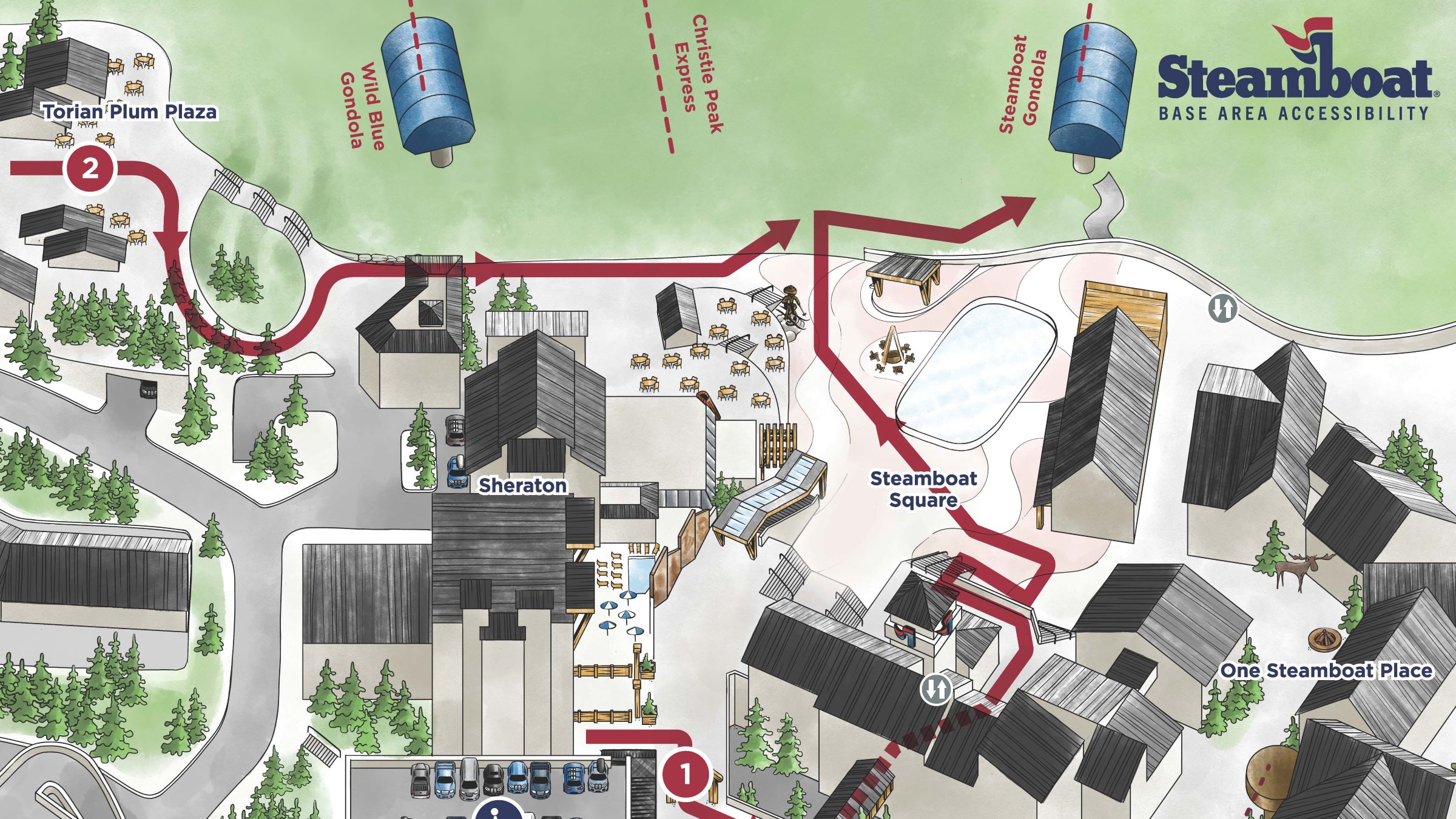 Trails and Maps at Steamboat Ski Resort