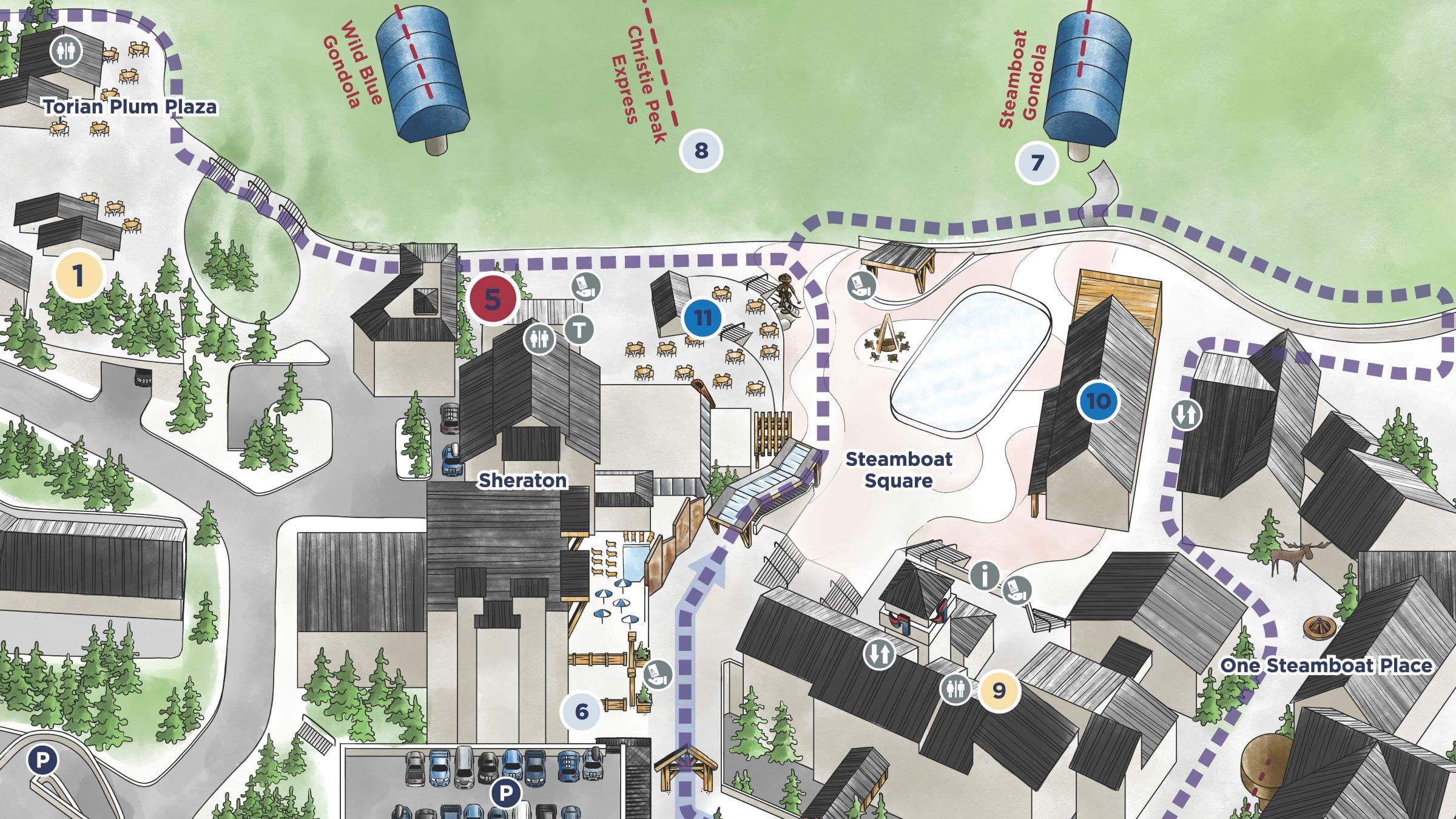 Trails and Maps at Steamboat Ski Resort