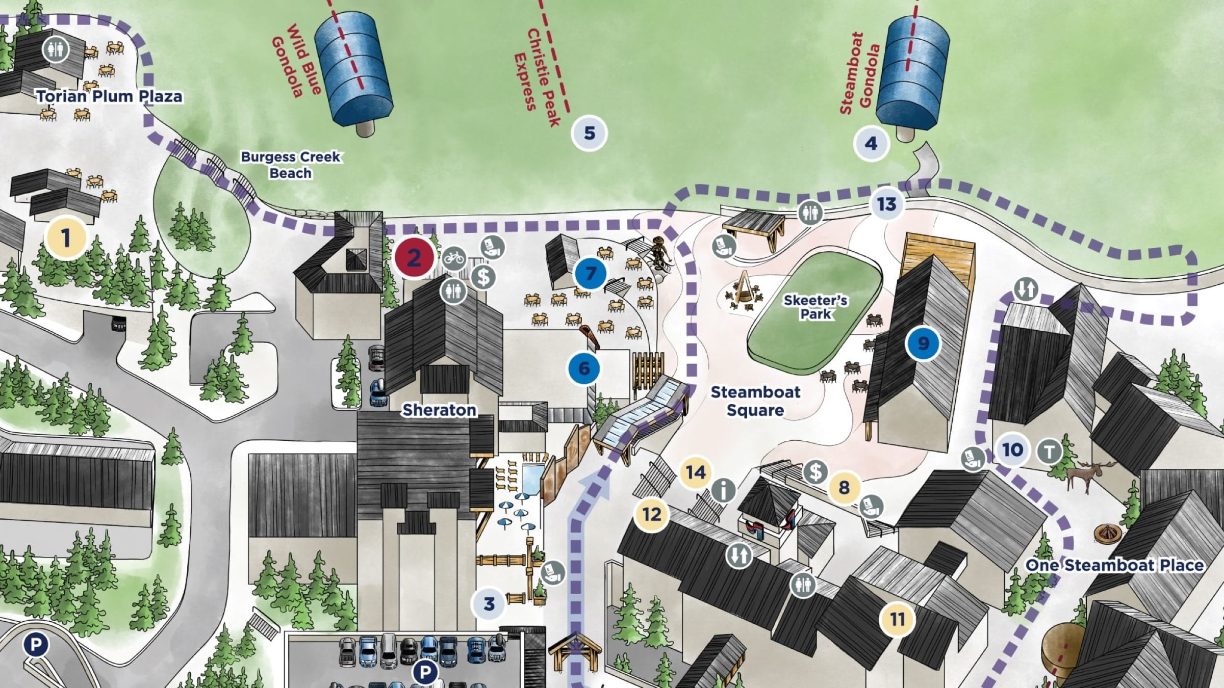 Trails and Maps at Steamboat Ski Resort