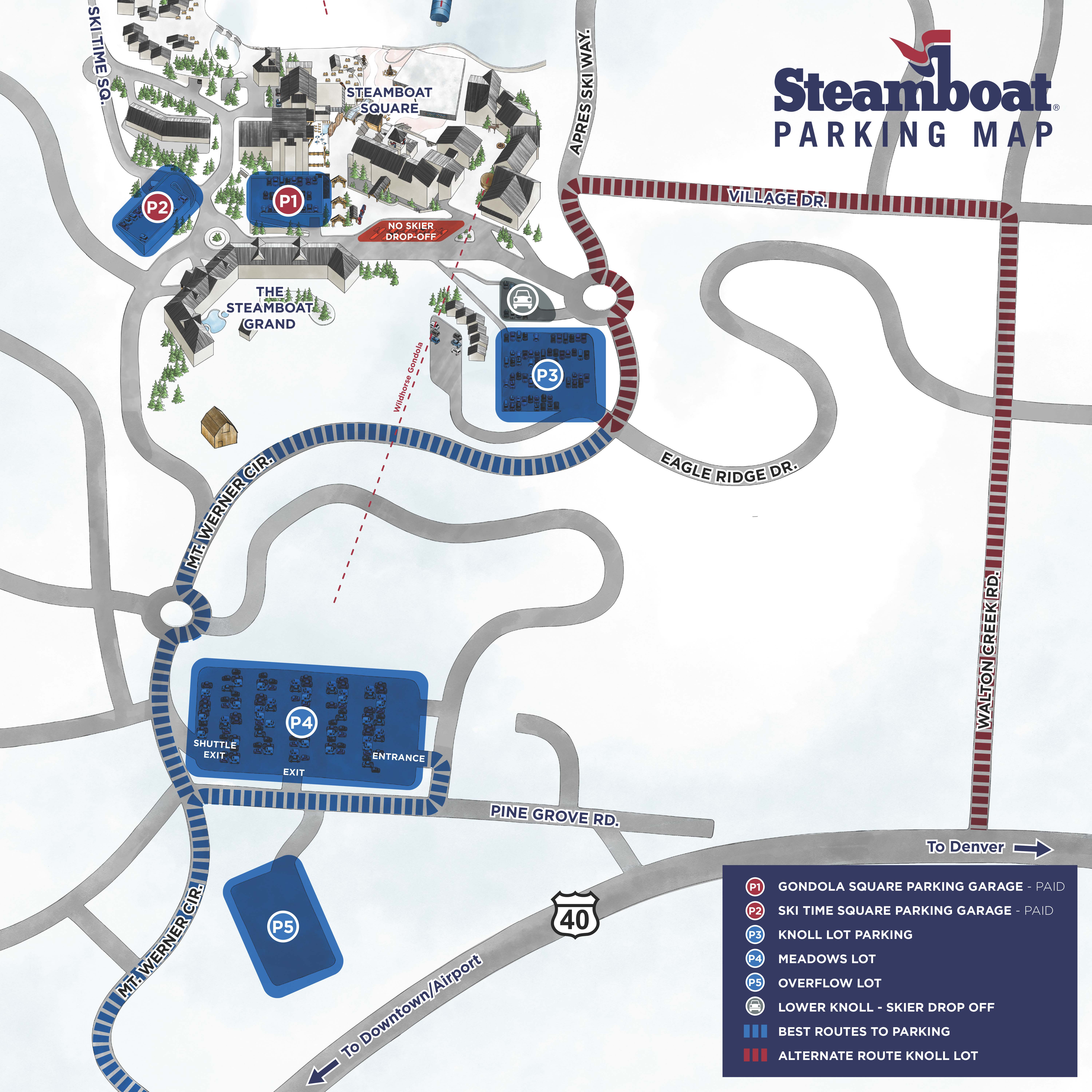 Trails and Maps at Steamboat Ski Resort
