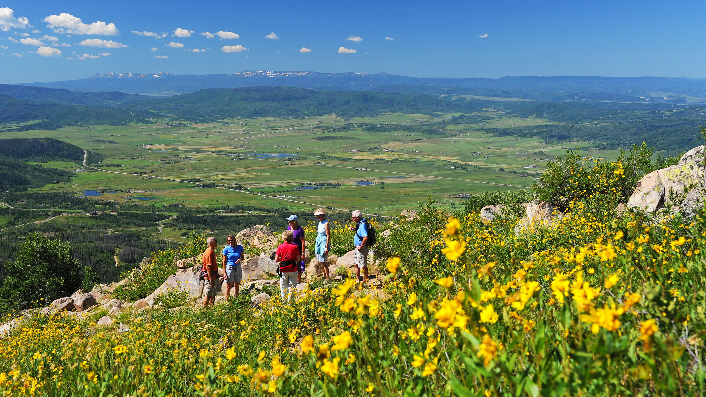 Hiking at Steamboat Ski Resort
