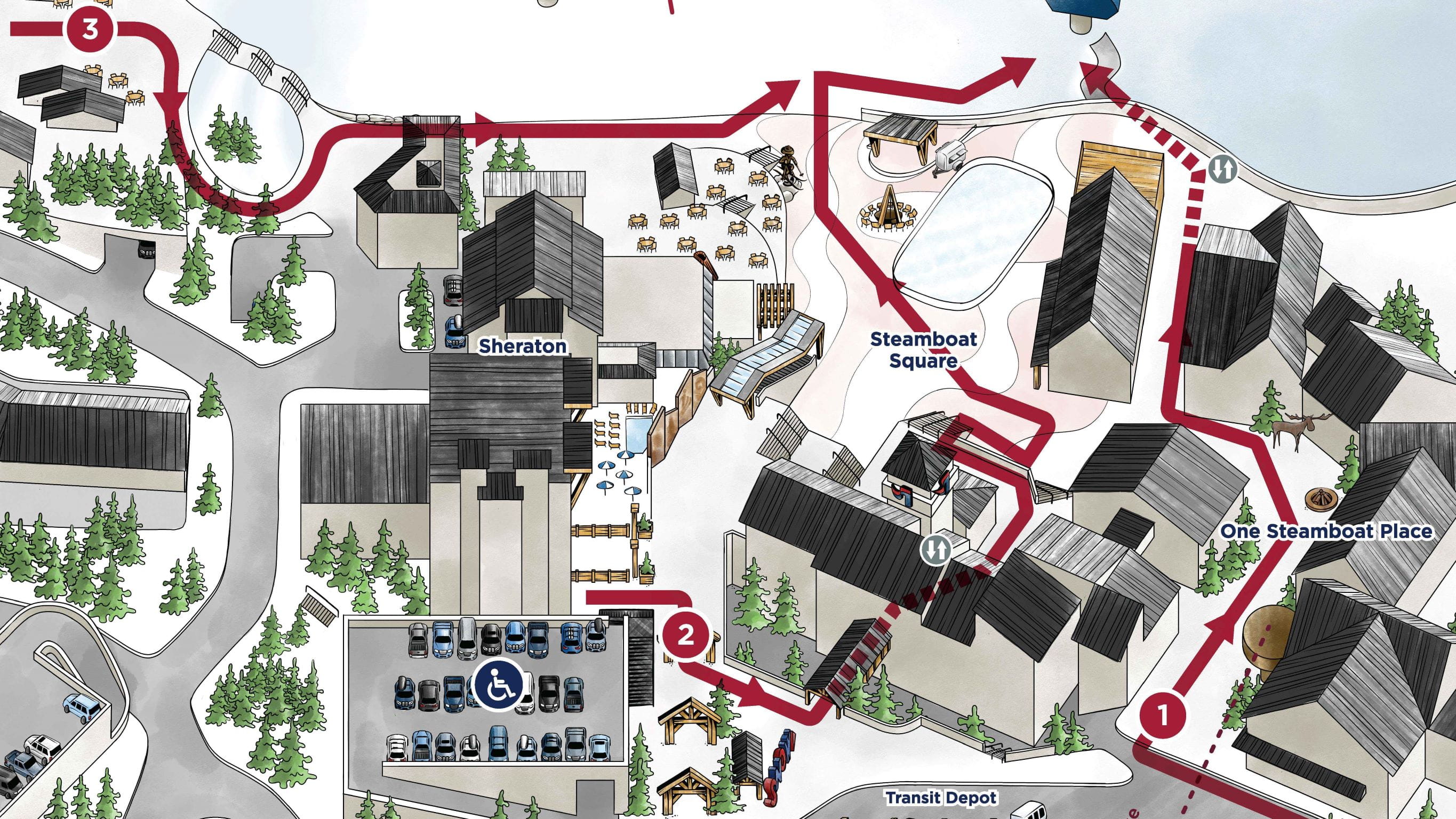Trails and Maps at Steamboat Ski Resort