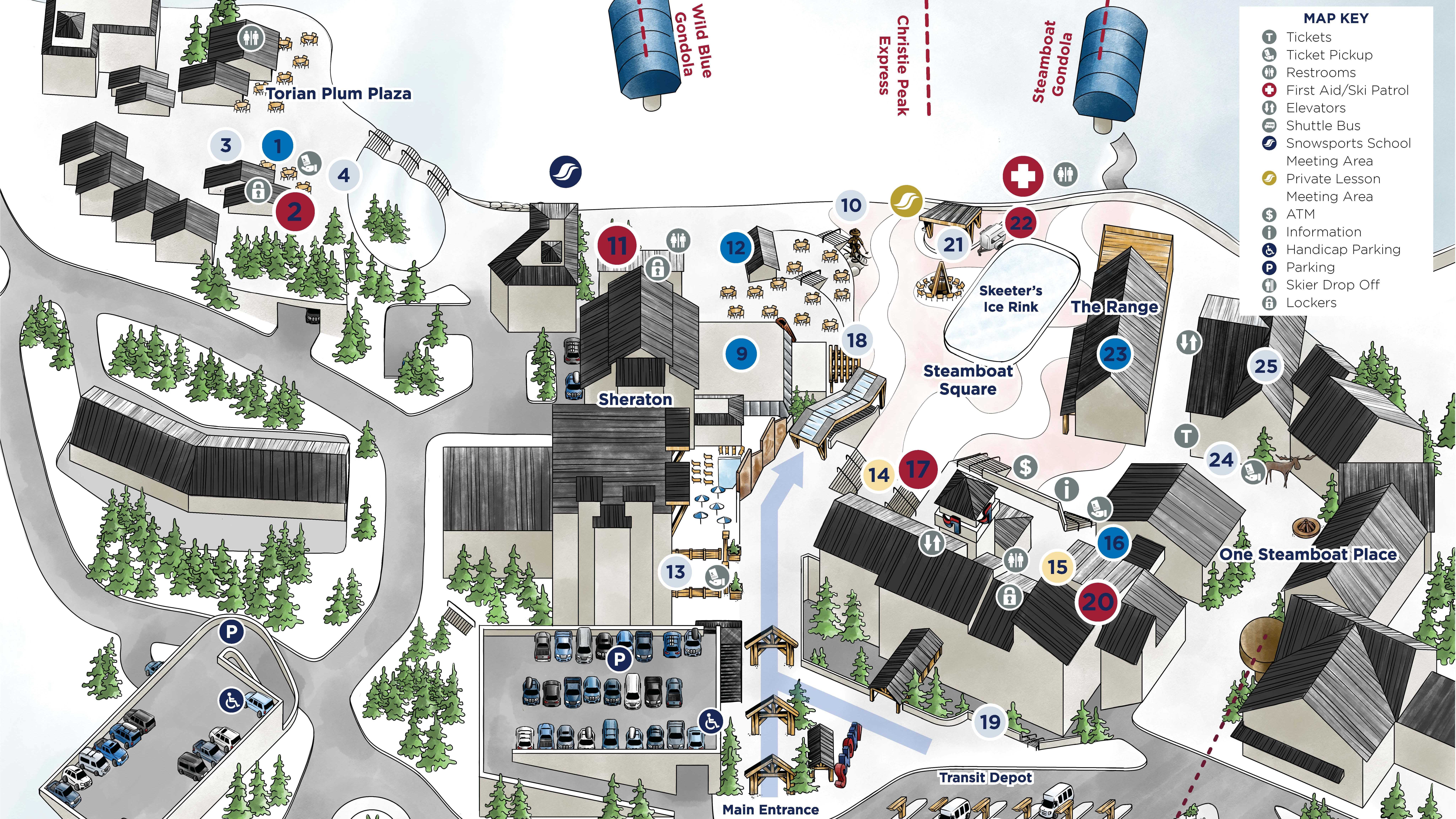 Trails and Maps at Steamboat Ski Resort